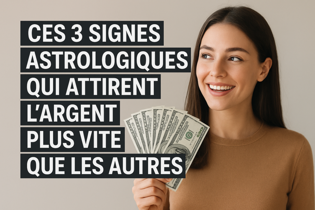 Ces 3 signes astrologiques qui attirent l’argent plus vite que les ...