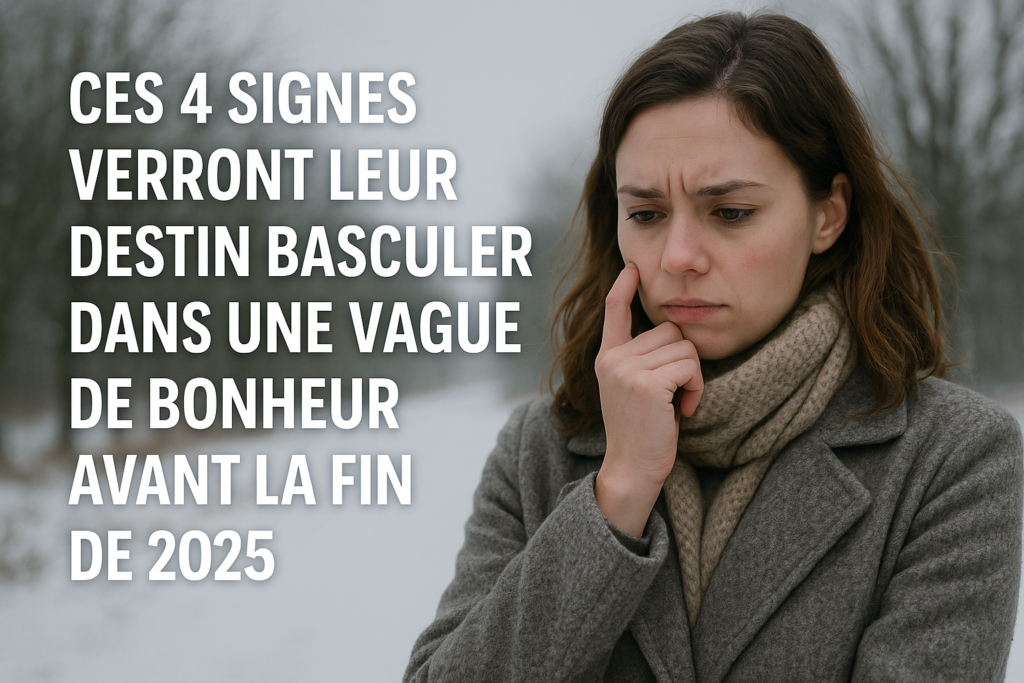 Ces 4 signes verront leur destin basculer dans une vague de bonheur ...
