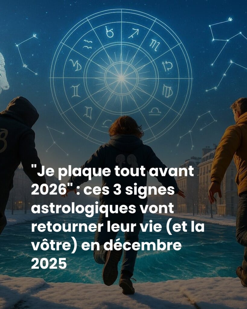 « Je plaque tout avant 2026 » : ces trois signes astrologiques prêts à ...